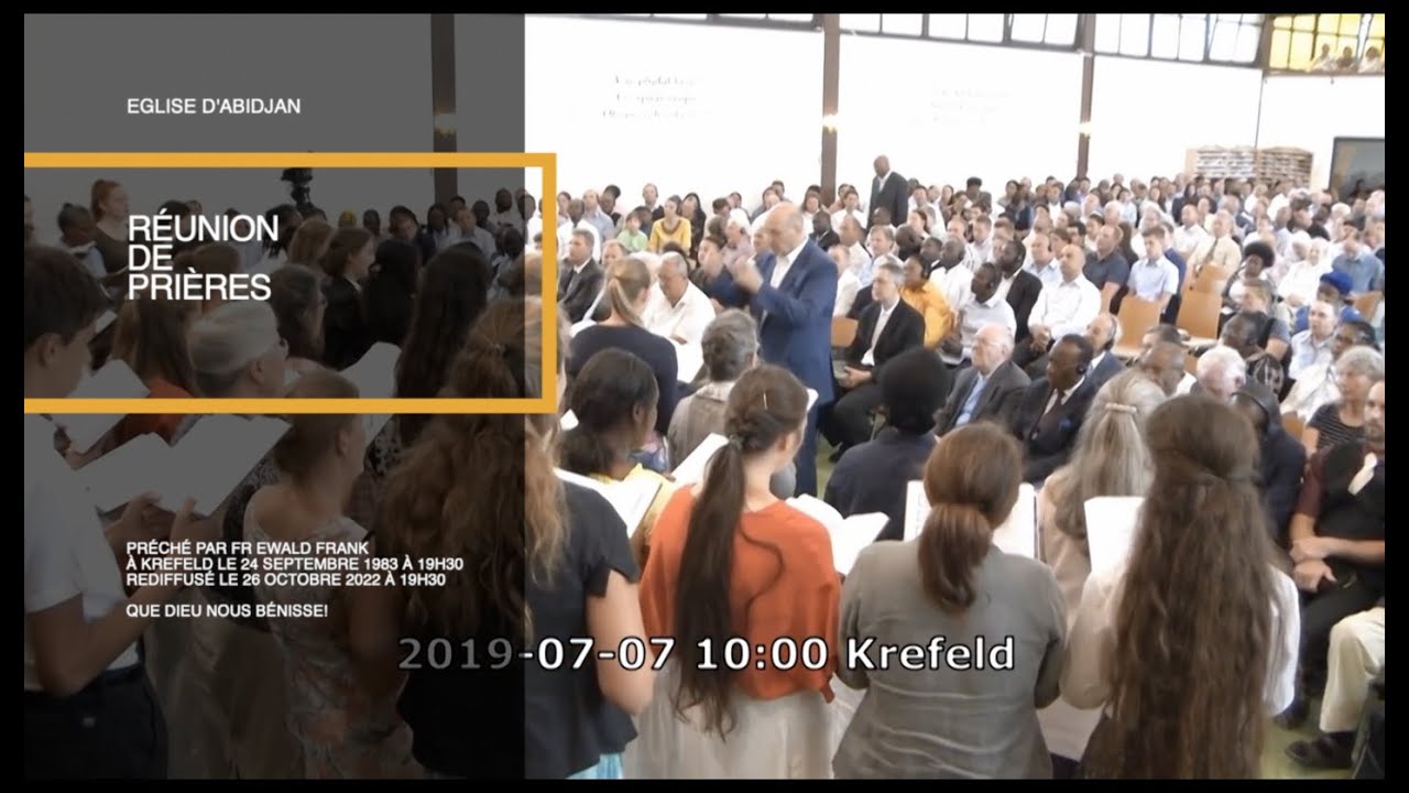 Fr Ewald Frank - réunion de prières - prêché à Krefeld le 24 septembre ...