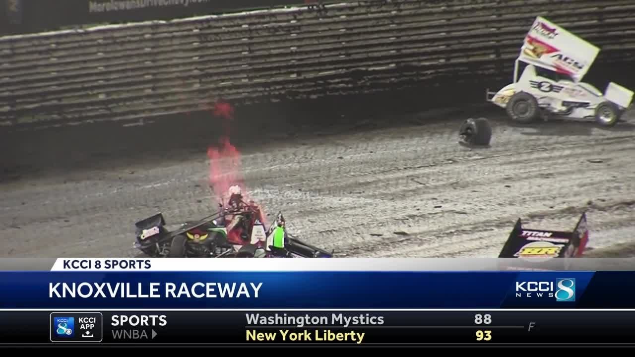 Must see video: Iowa Sprint Car driver escapes serious injury in fiery ...