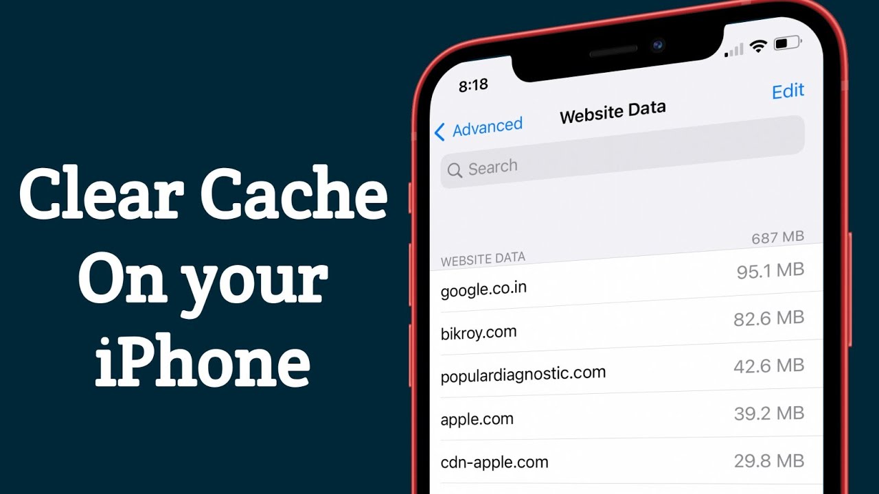 How To Clear Cache On iPhone 2022 - YouTube