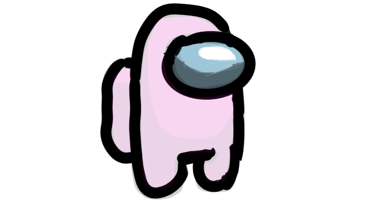 Pink is sus(Among us drawing) - YouTube