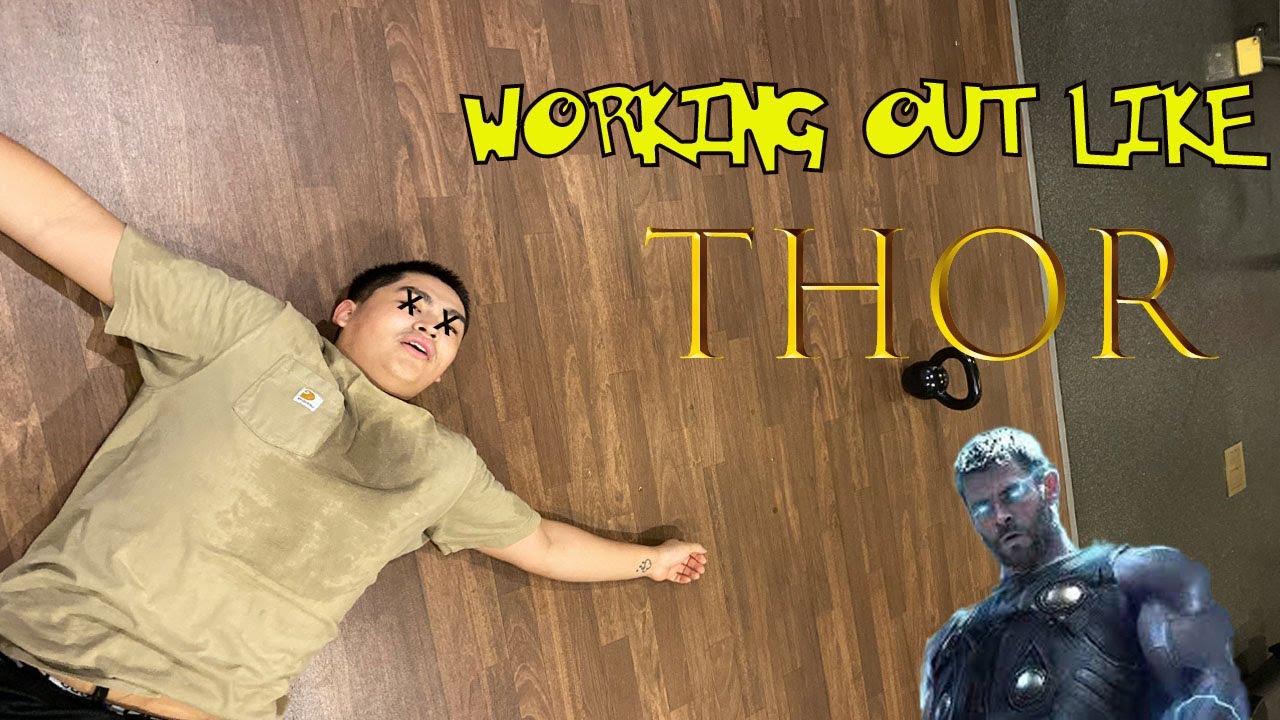 Working Out Like THOR!!! | Fit With Zeus! - YouTube