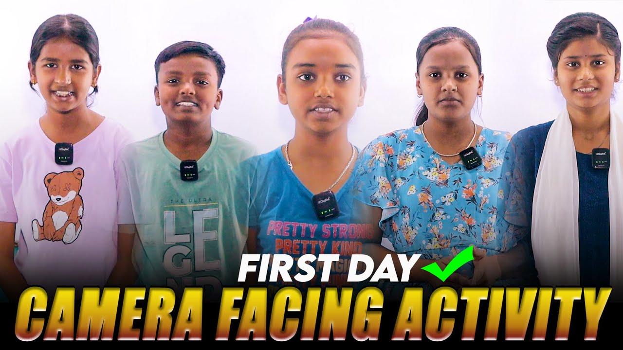 👉 First Day at Spoken English Class | Students' Camera Facing ...