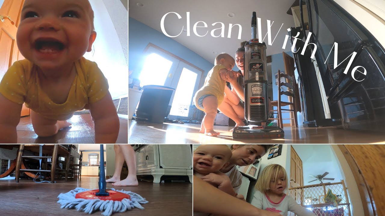 Clean With Me | Farmhouse Cleaning With Kids - YouTube