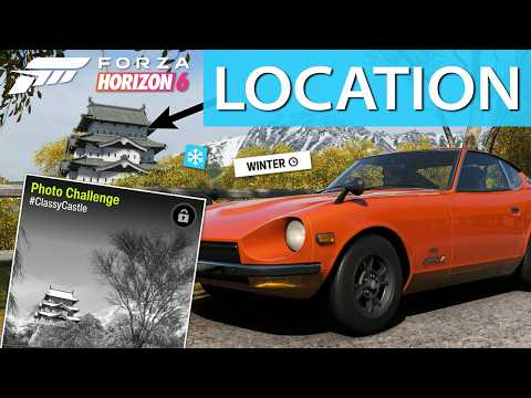 Forza Horizon 6 Photo Challenge #ClassyCastle Forza Horizon 6 Hirosaki Castle Location (Winter)