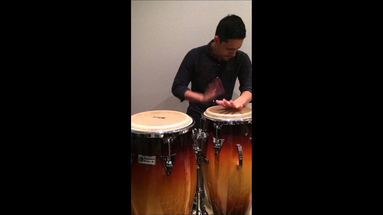 Tocando las congas Salsa - YouTube