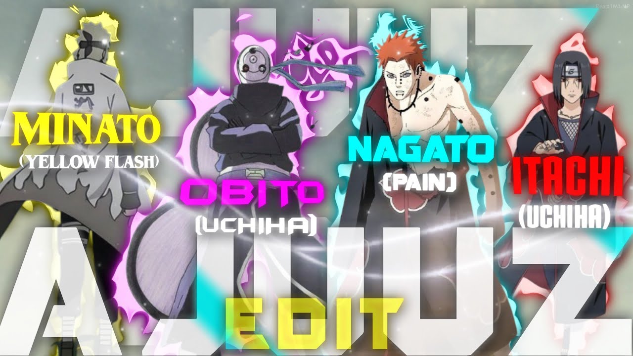 (FREE PRESET) SIDE CHARACTERS FROM NARUTO 💀 (AJUUZ.EDIT) ALIGHT MOTION ...