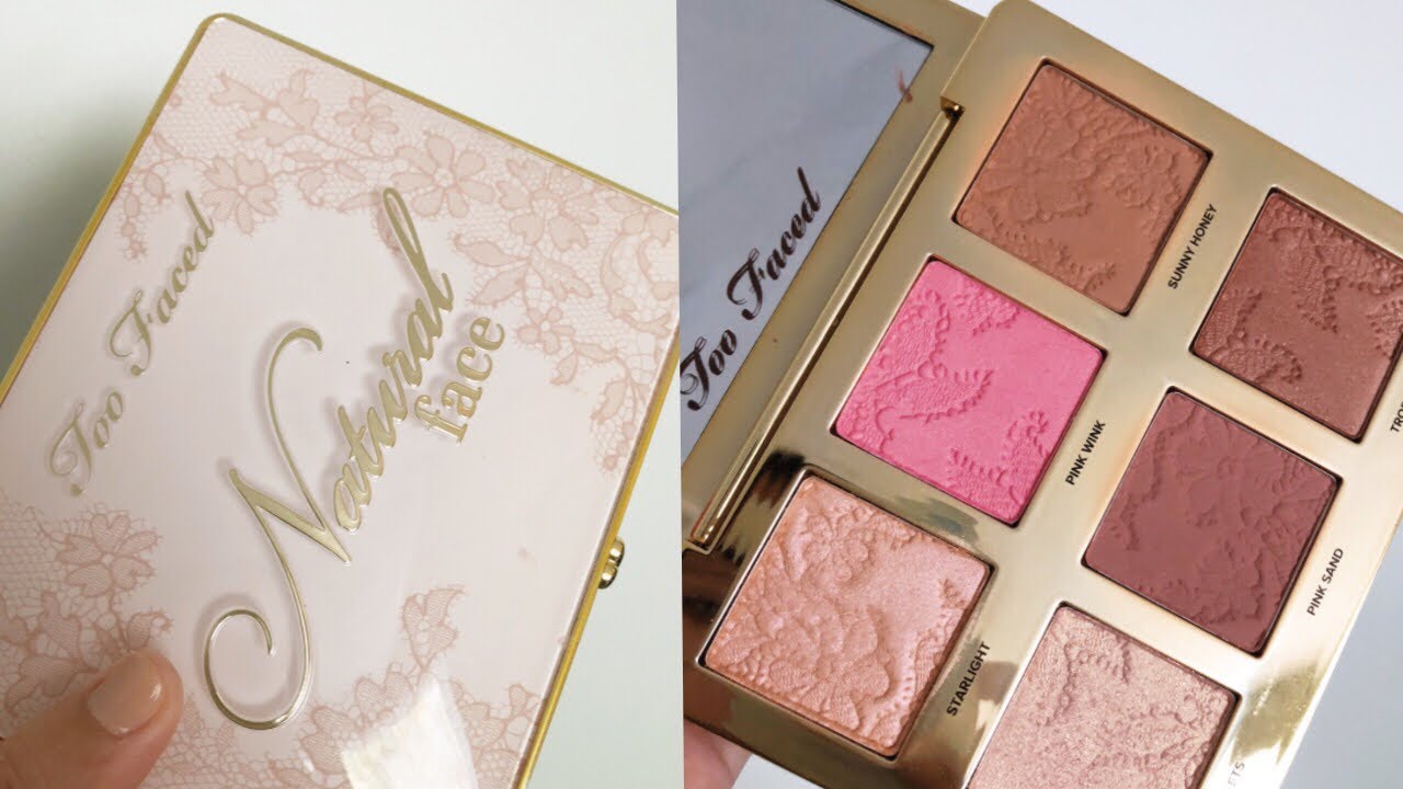 FIRST IMPRESSIONS: TOO FACED NATURAL VAIL FACE PALETTE😱 - YouTube
