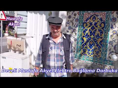 Dam başına asa koymuş kalburu Mustafa Akyel Elektro Bağlama Darbuka