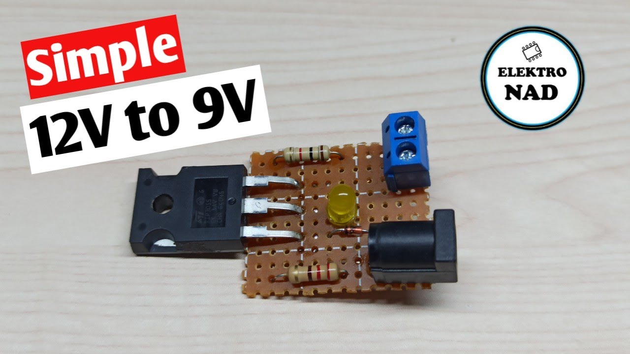 Simple 9V Regulator Circuit - YouTube