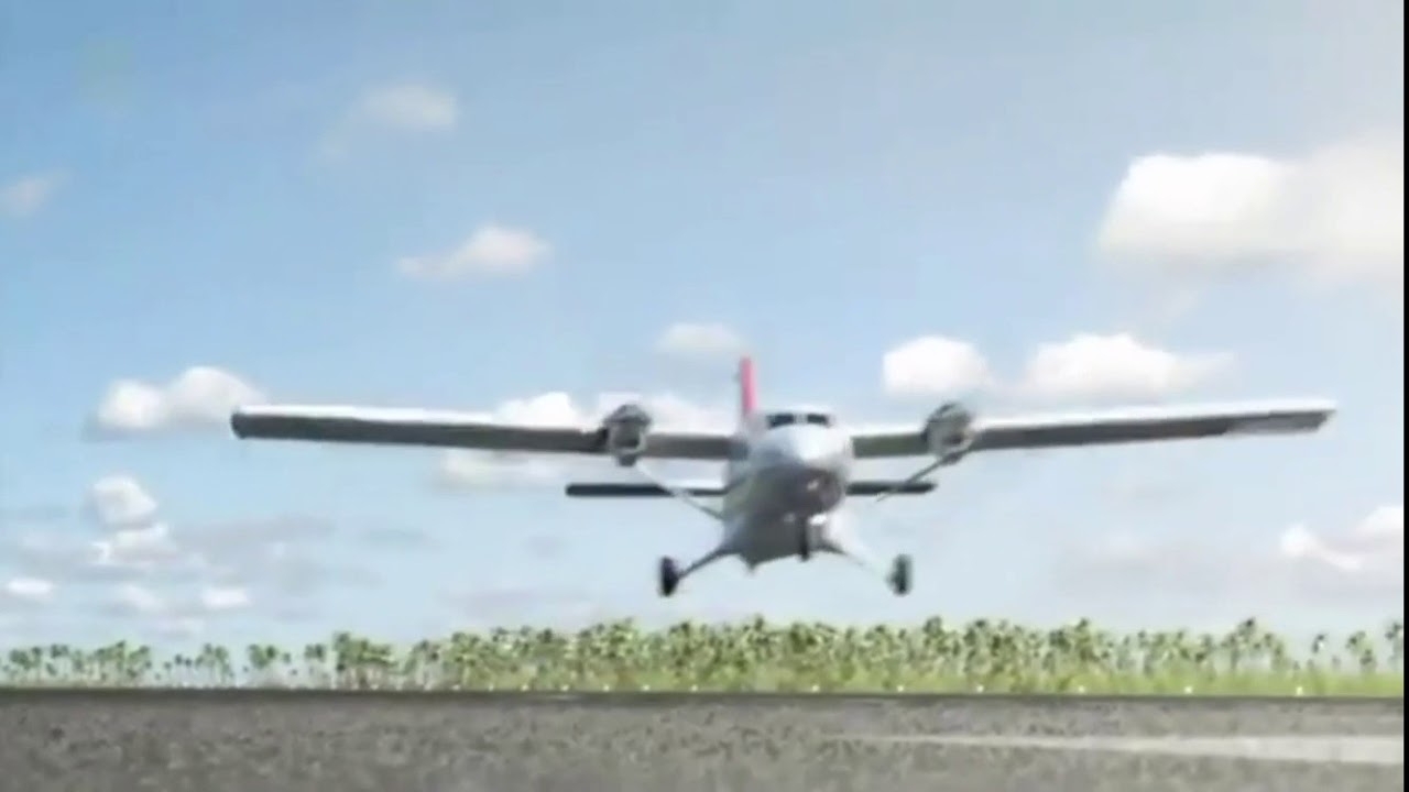Air Moorea Flight 121 - Crash anination - YouTube