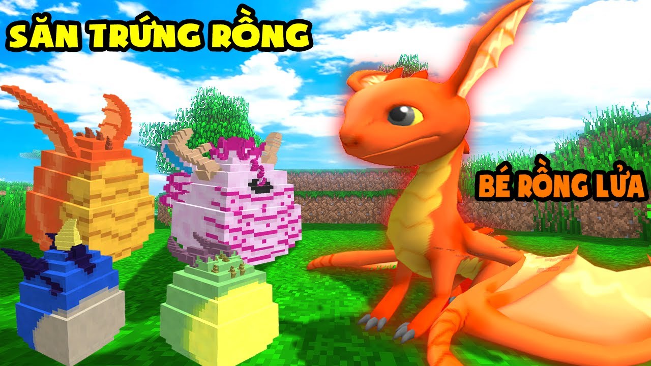 Minecraft THẾ GIỚI RỒNG #20 MÌNH LẤY ĐƯỢC RẤT NHIỀU TRỨNG RỒNG VÀ ĐÃ CÓ ...