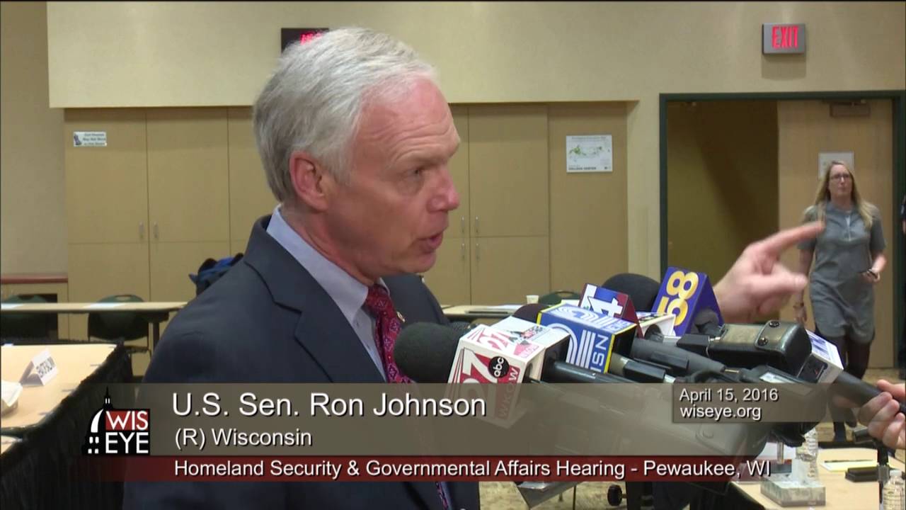 Morning Minute: U S Senator Ron Johnson (R) Wisconsin - YouTube