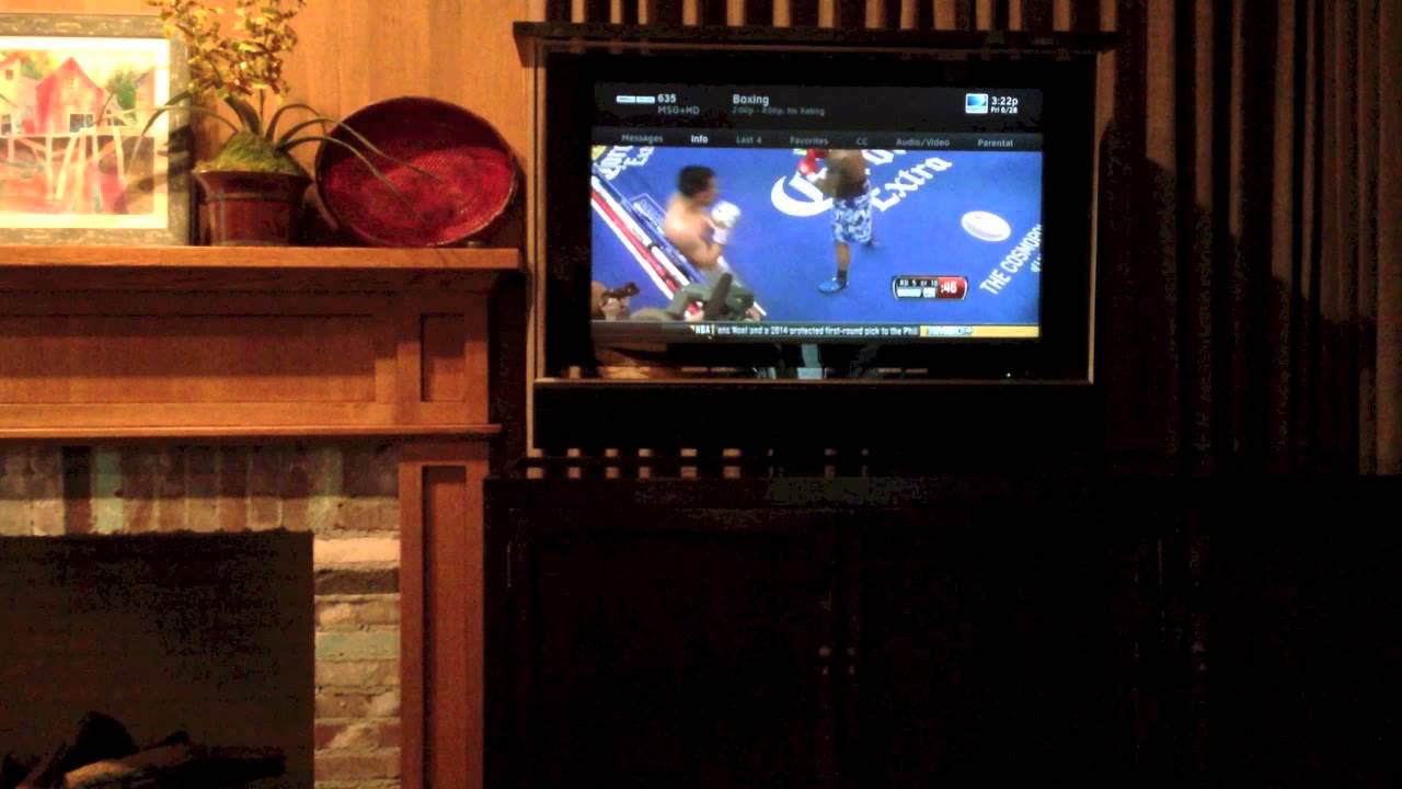 Chief Mfg CM2L40 Motorized Tv Lift - YouTube
