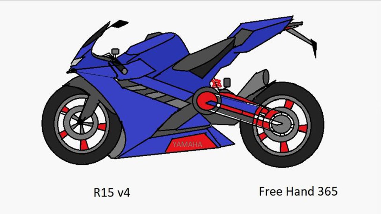 R15 v4 Bike Art।। ডিজিটাল আর্ট ।।FreeHand 365 - YouTube