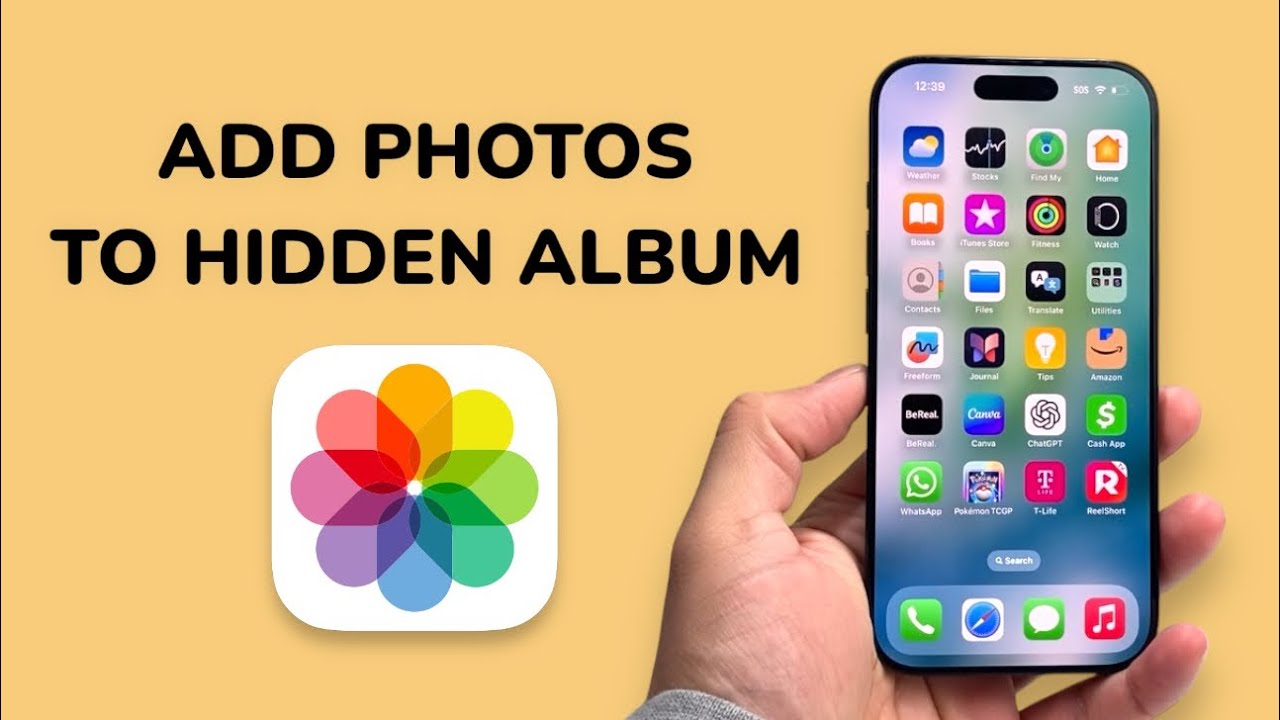 How To Add Pictures To Hidden Album on iPhone? - YouTube