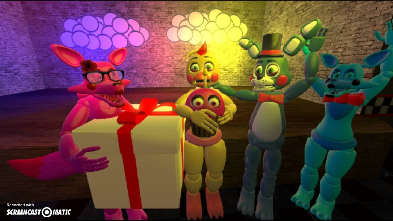 [FNAFSFM] For Toy chica The chicken SFM (happy birthday) - YouTube