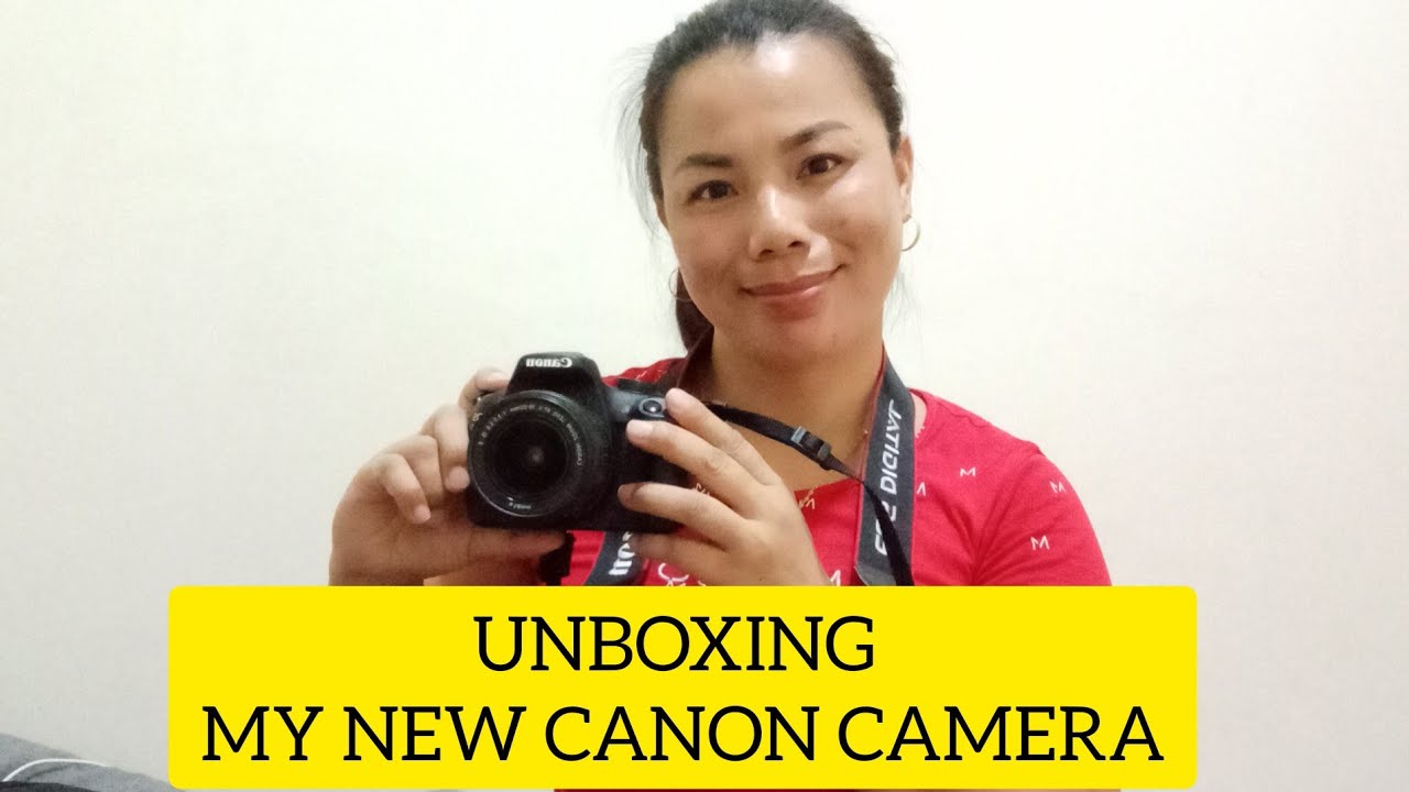 UNBOXING MY NEW CANON CAMERA - YouTube