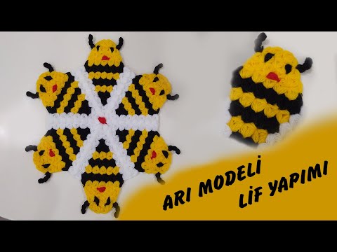 Arı Modeli Lif Yapımı\\tasarım:Atiyenin örgüleri | lif modelleri ve yapılışları