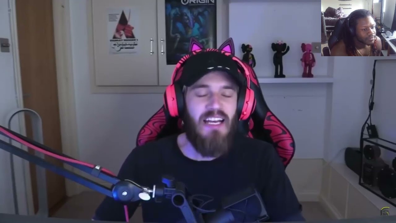 PewdiePie, Jacksepticeye, Markiplier raging at Getting over it ...