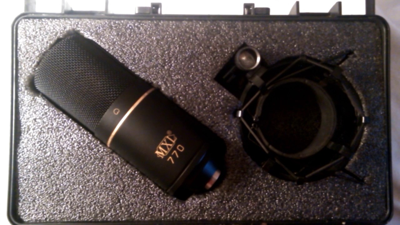 Marshall MXL 770 cardioid condenser studio microphone - YouTube