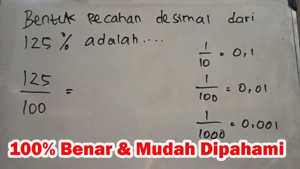 Bentuk Pecahan Desimal Dari 125 Adalah YouTube bentuk-pecahan-desimal-dari-125-adalah-youtube
