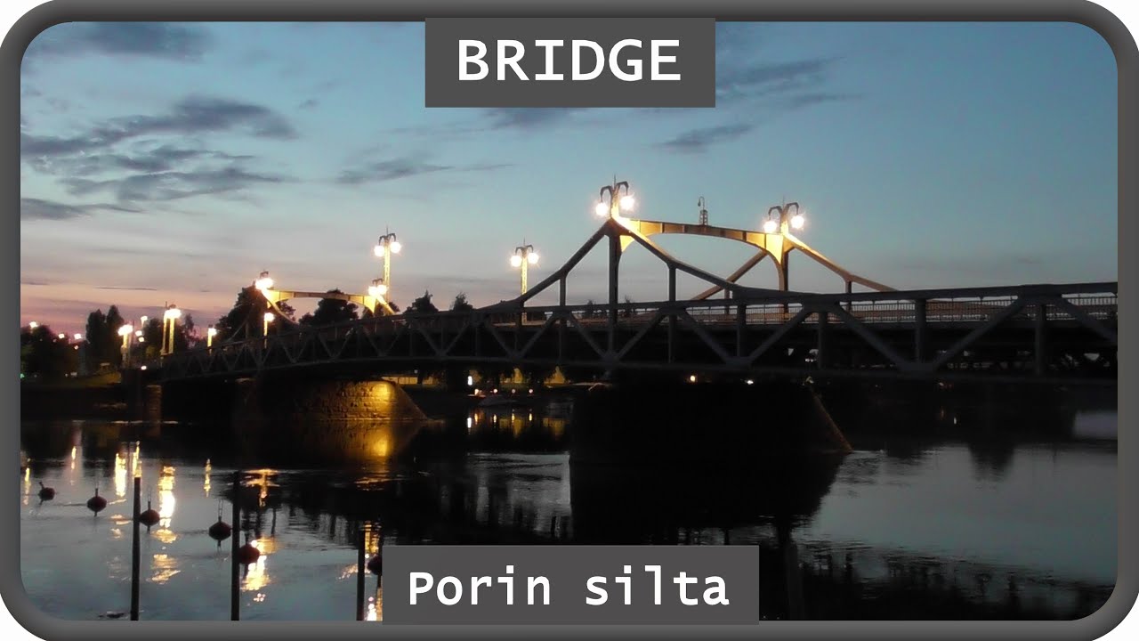 Porin silta. truss bridge Pori - YouTube