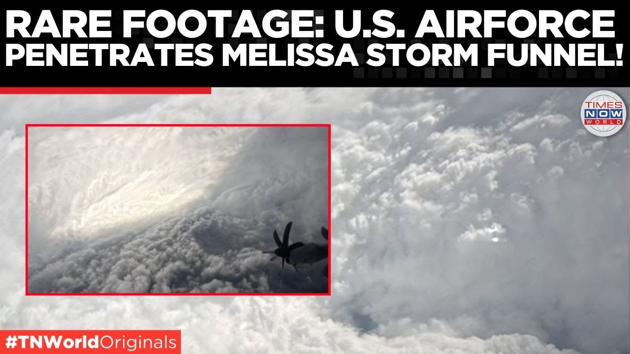 INSANE STORM FOOTAGE: Hurricane Hunters Battle Melissa’s Fury - YouTube