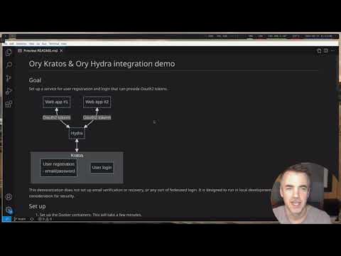 Ory Kratos/Hydra integration demo - YouTube