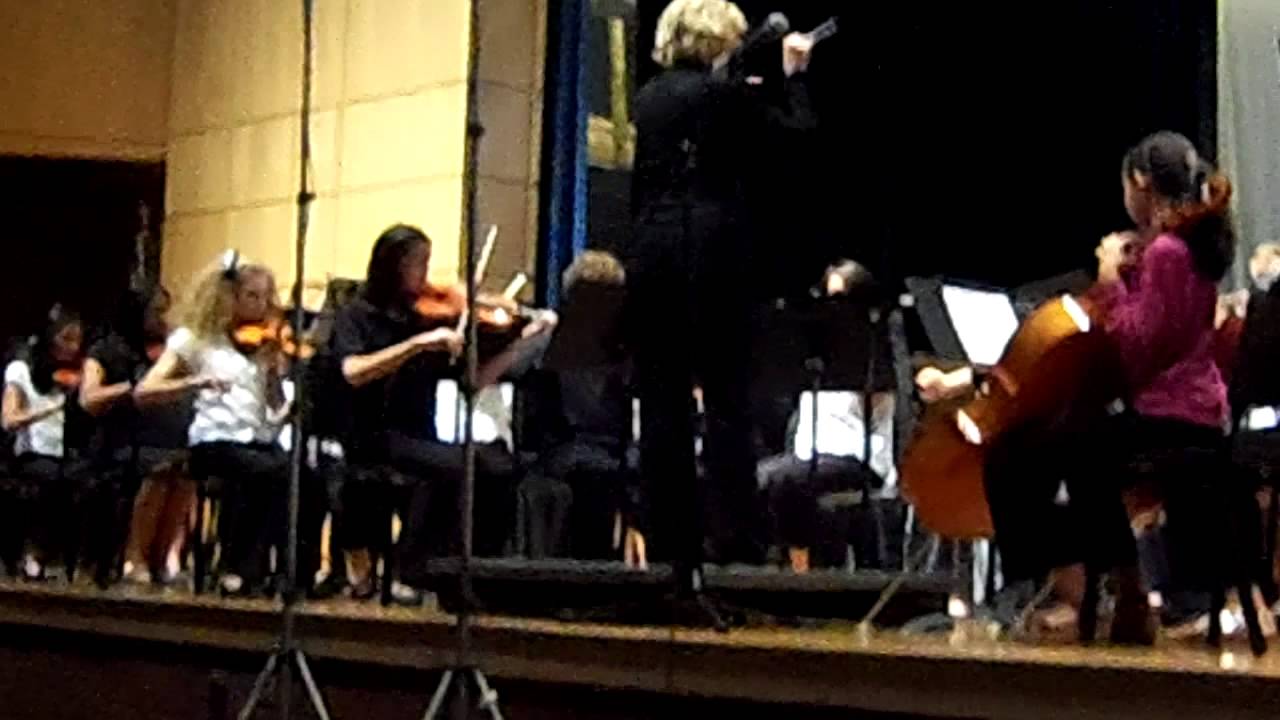 My Teresa in her first concert of 7th grade All County Orchestra ...