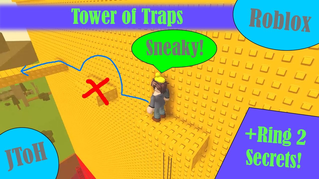 Completing the Tower of Traps! +Ring 2 Secrets! [Roblox - JToH] - YouTube
