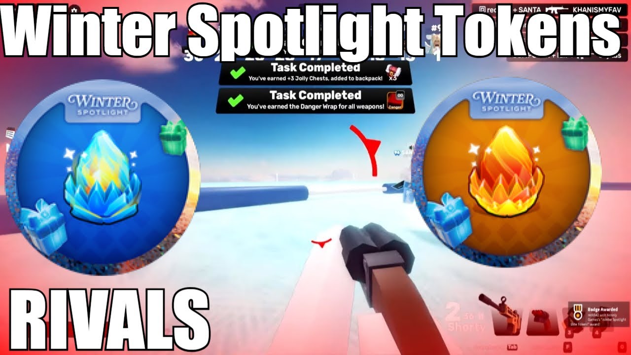 How to get Regular & Elite Tokens in RIVALS (Winter Spotlight) 100 FFA ...