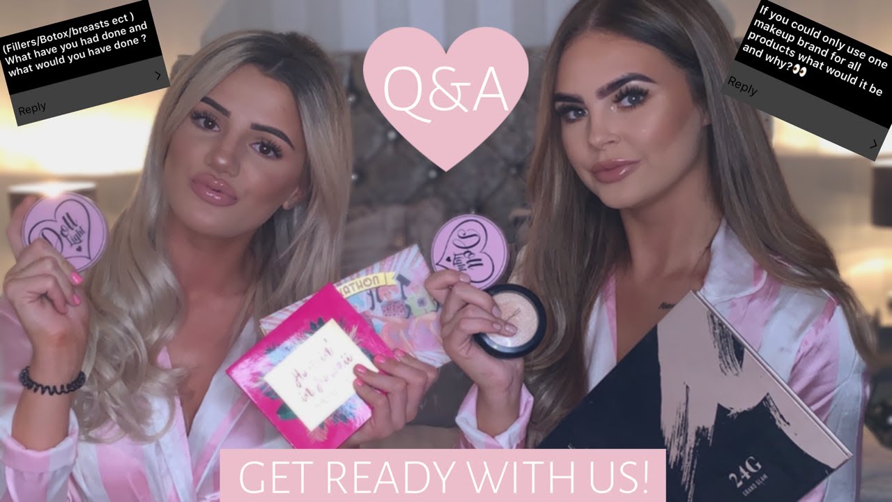 CHATTY GET READY WITH US | ANSWERING YOUR QUESTIONS | & FULL FACE GLAM ...