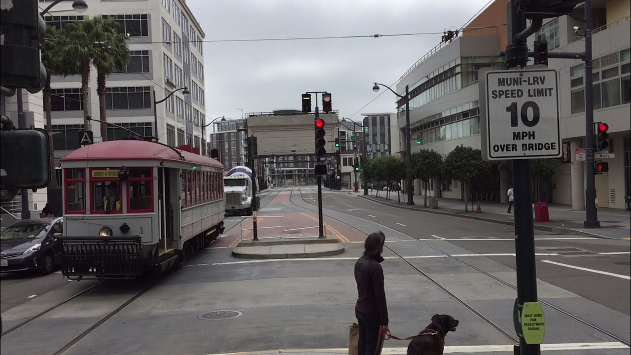 MUNI Metro HD 60 FPS: San Francisco Municipal Railway Car No. 1 & Breda ...