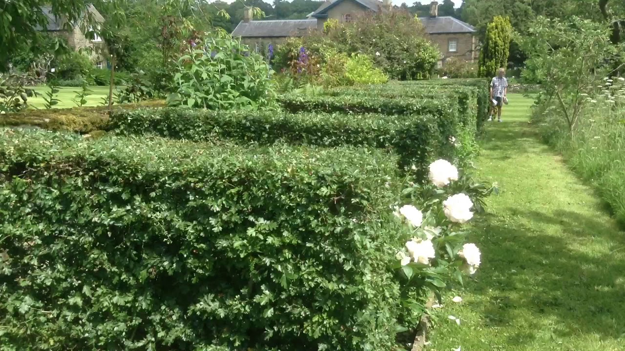 Edensor Derbyshire. The Old Vicarage house and garden. 17 June 2017 ...