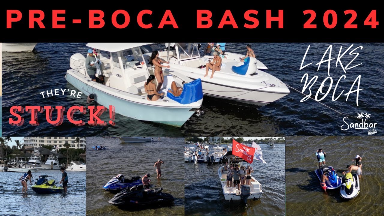 They got STUCK at the sandbar- Pre Boca Bash 2024 - YouTube