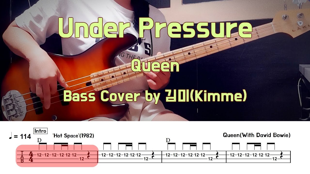 Under Pressure_Queen(WIth David Bowie) Bass Cover - YouTube