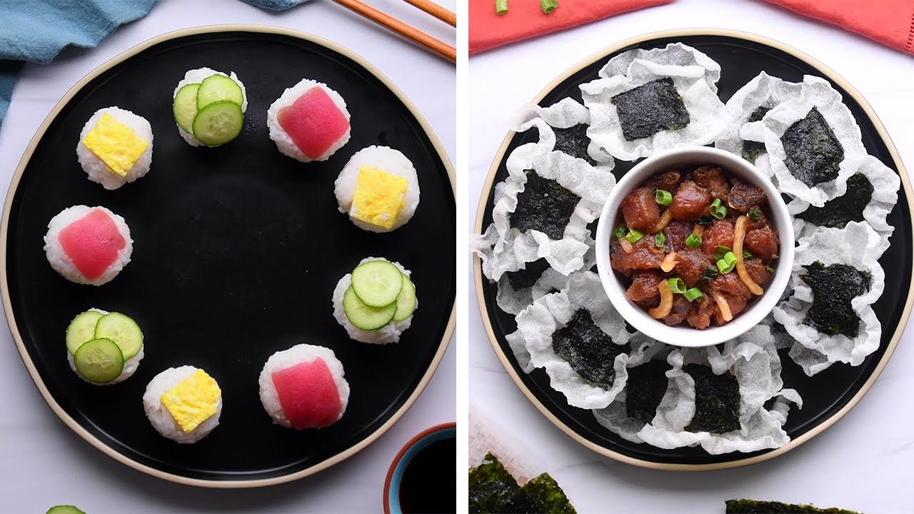 10 Clever Rice Hacks for Your at Home Sushi Night!!! So Yummy - YouTube
