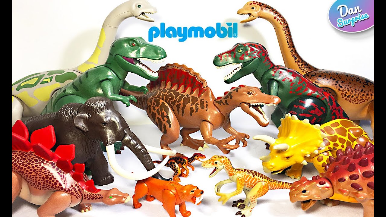 Playmobil Dinosaurs and Animals Collection - YouTube