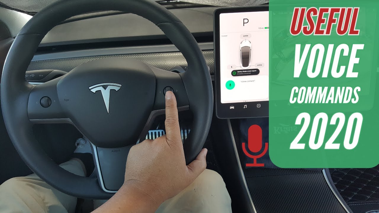 Tesla MOST USEFUL Voice Commands + Cali Road Trip 1 of 2 - YouTube