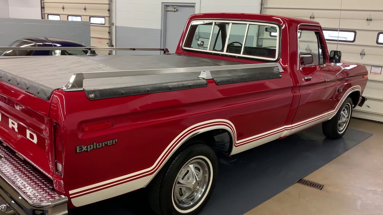 1974 Ford F-100 Explorer — walk-around / cold start video - YouTube