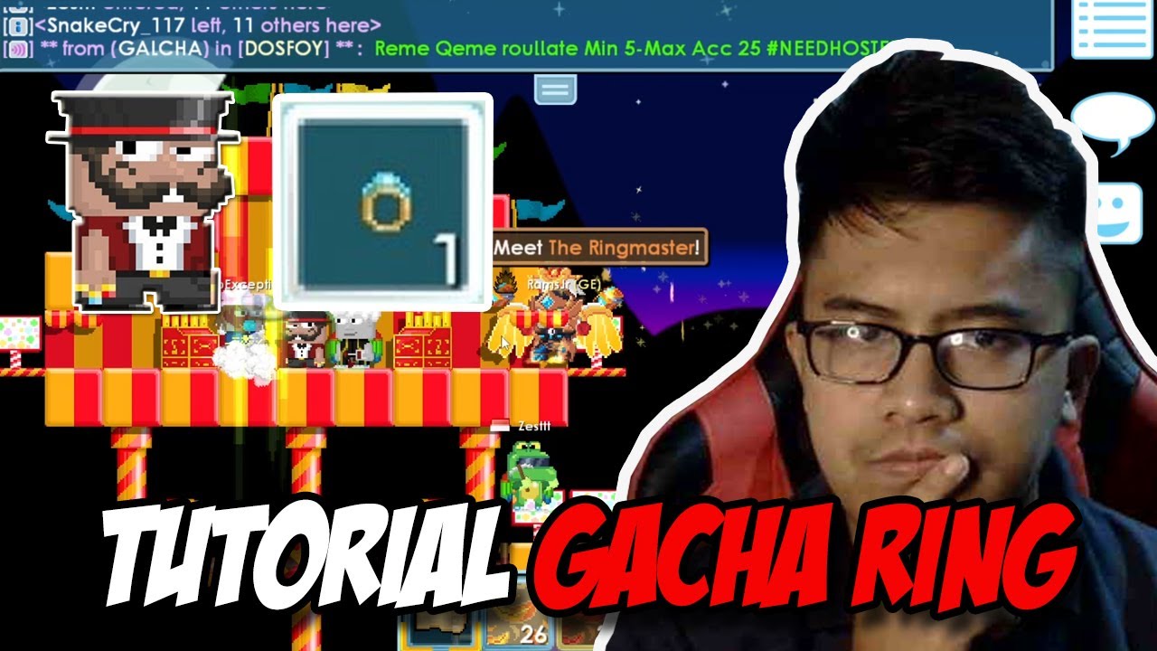 TUTORIAL GACHA RING CARNIVAL !! - Growtopia Indonesia - YouTube