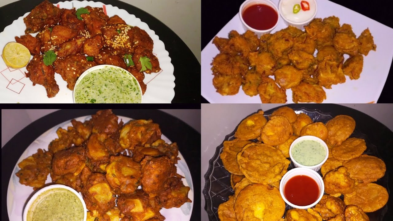 Easy pakora recipes/ vegetable, chicken and bread pakora - YouTube