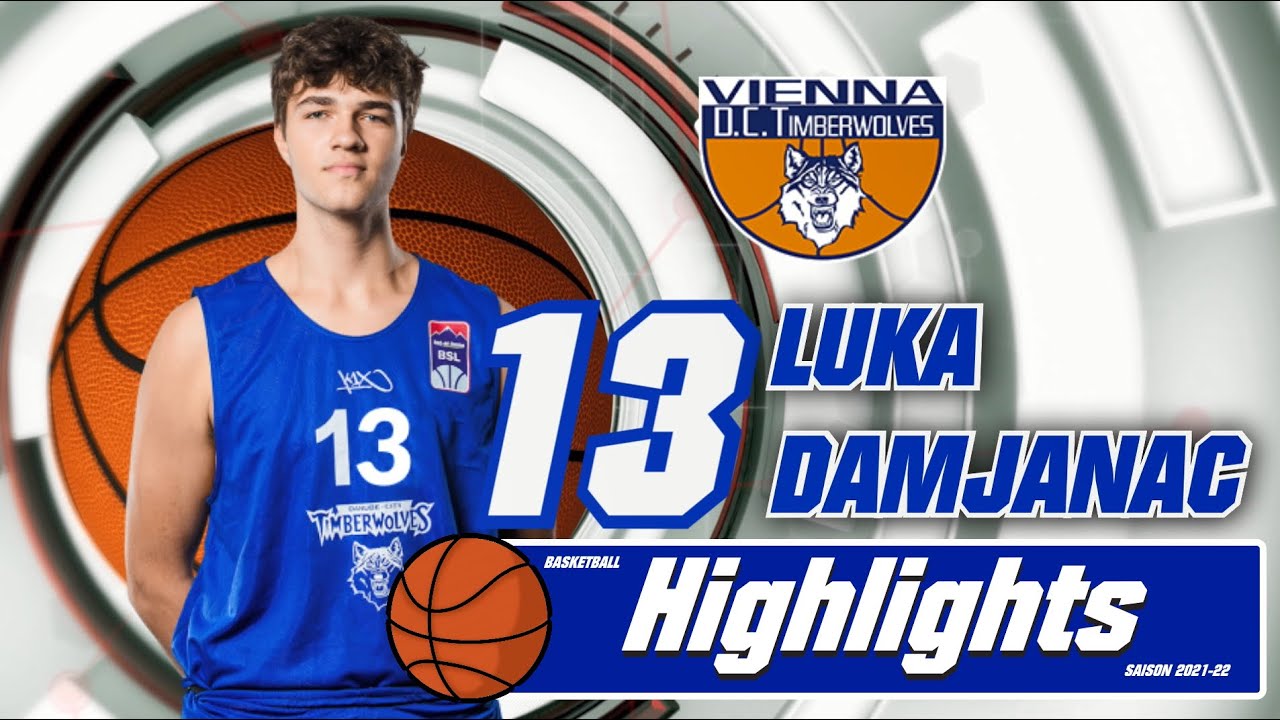 Luka Damjanac - U19 Basketball Highlights season 2021-2022 - YouTube