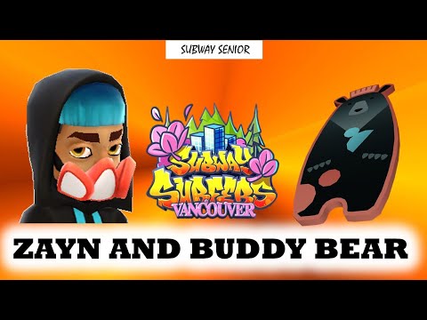 SUBWAY SURFERS VANCOUVER: DANCE REWARD FOR ZAYN AND BUDDY BEAR: 22nd MARCH 2022 #subwaysurfers