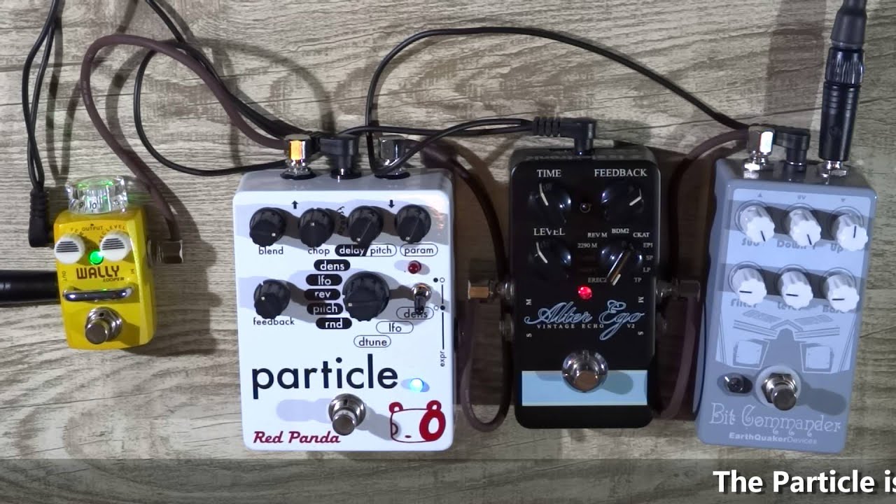 EarthQuaker Devices Bit Commander with delay effects - YouTube