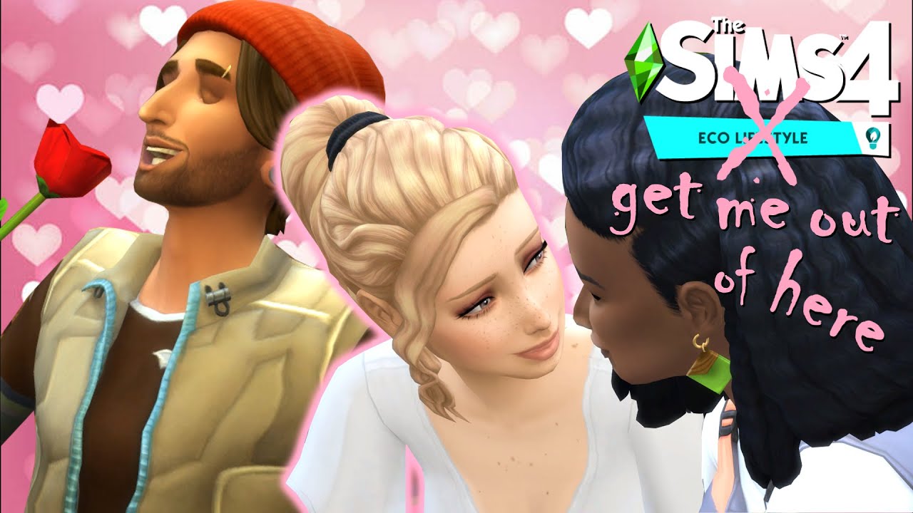 LOVE TRIANGLE! So much tea on Love Day 💕 The Sims 4 Eco Lifestyle - GET ...