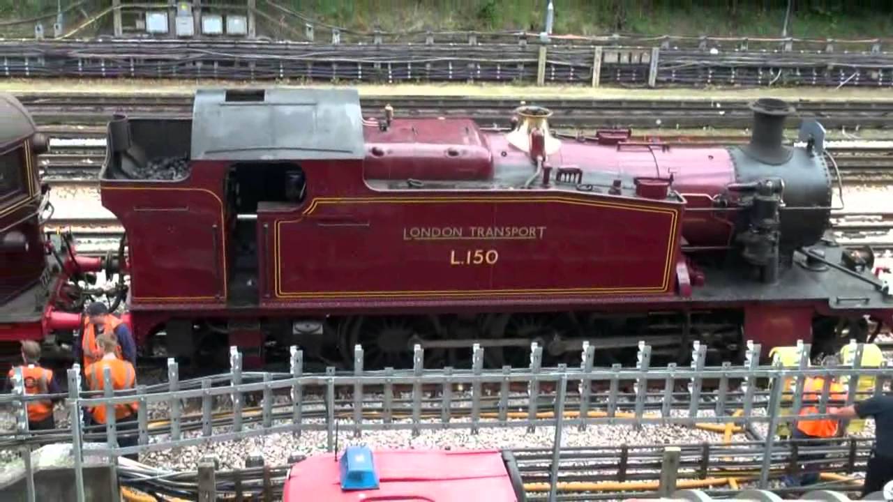 Steam Engine L150 Takes water 16.08.14 - YouTube