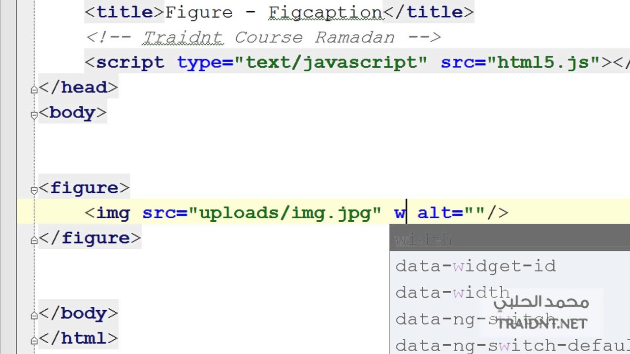 html5 | شرح العنصر figure - YouTube