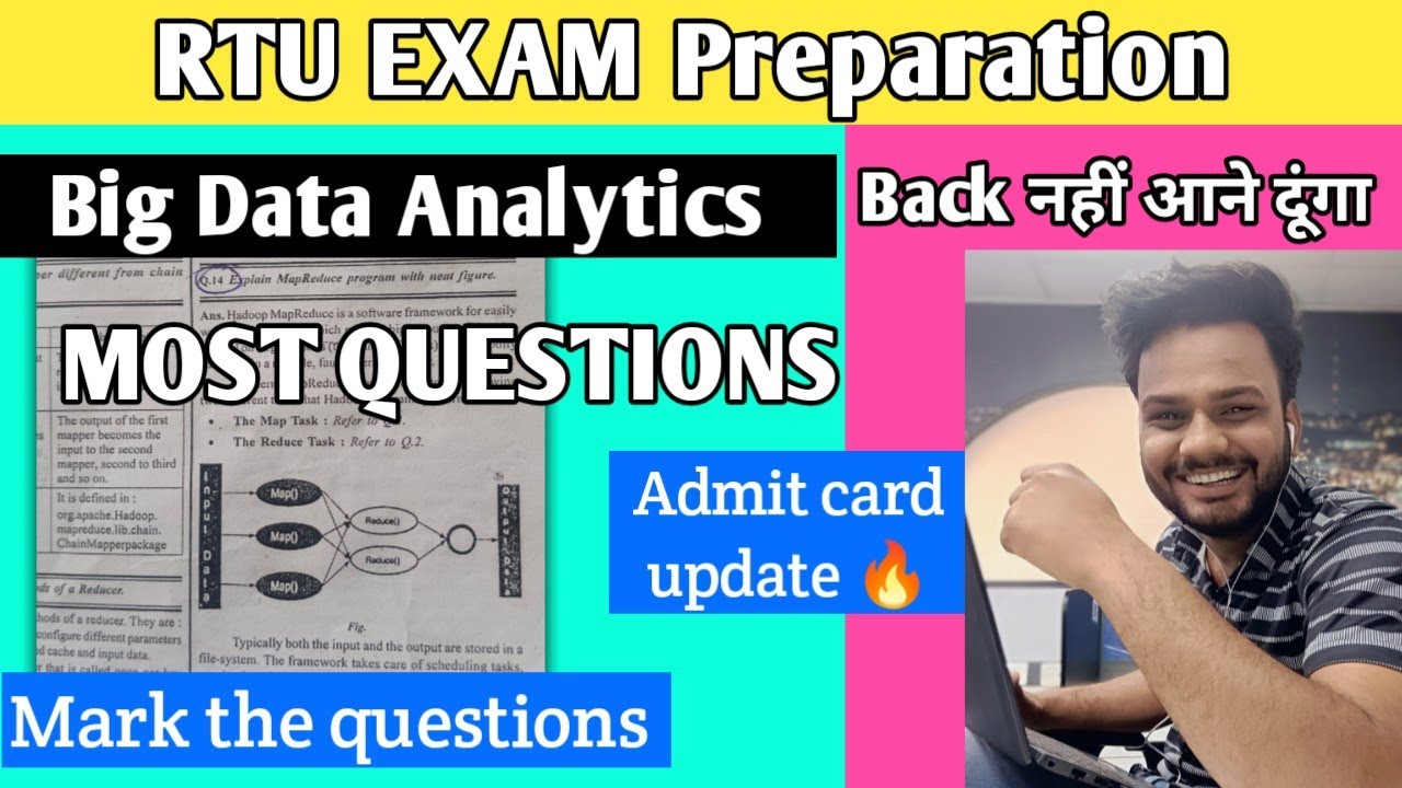 RTU Big Data Analytics most questions 🔥 | RTU 8th sem Exam preparation ...