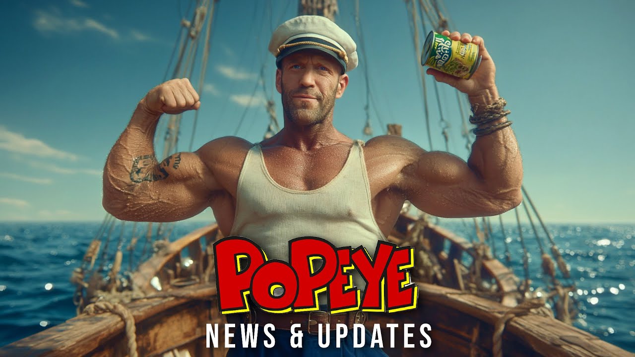 Popeye The Sailor Man (2025) – News & Updates | Jason Statham Cast as ...
